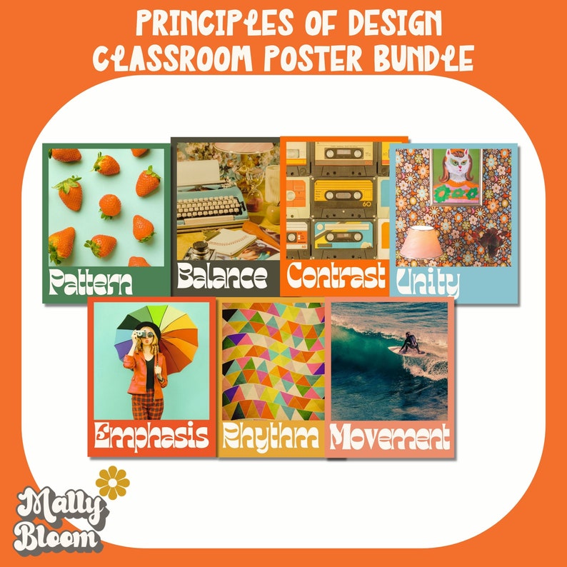 Principles of Design Poster Bundle Elements and Principles - Etsy