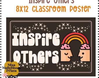 Growth Mindset Classroom Poster Art Room Decor Bulletin | Etsy