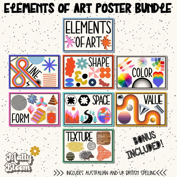 Elements Of Art Principles Of Design Poster Bundle