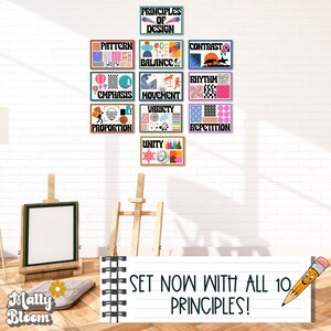 Principles of Design Poster Bundle, Classroom Decor,classroom Poster ...