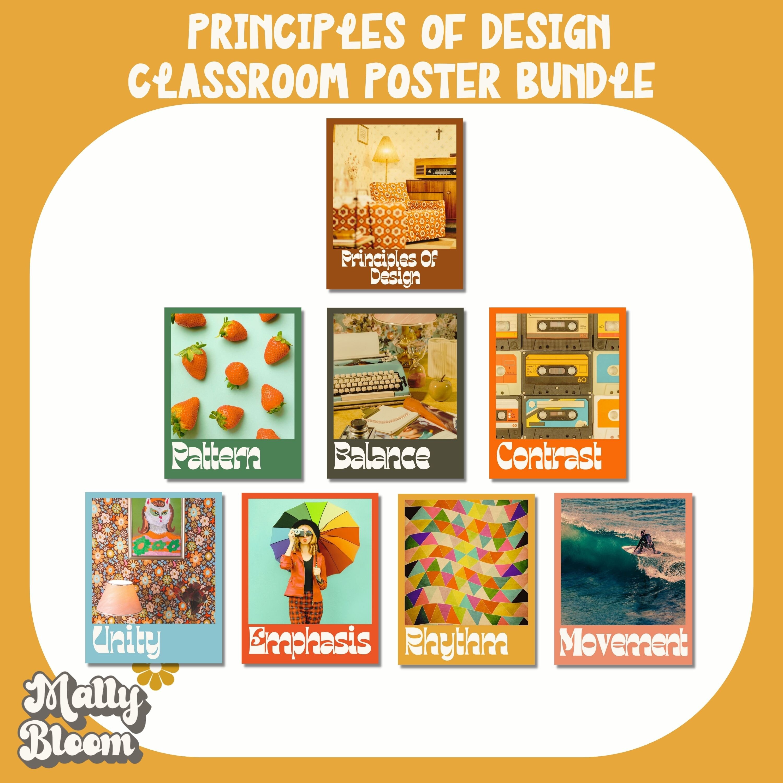 Elements of Art Poster Bundle Principles of Design Posters - Etsy