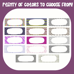 Editable Classroom Labels, Classroom Printable Labels, Class Nameplates ...