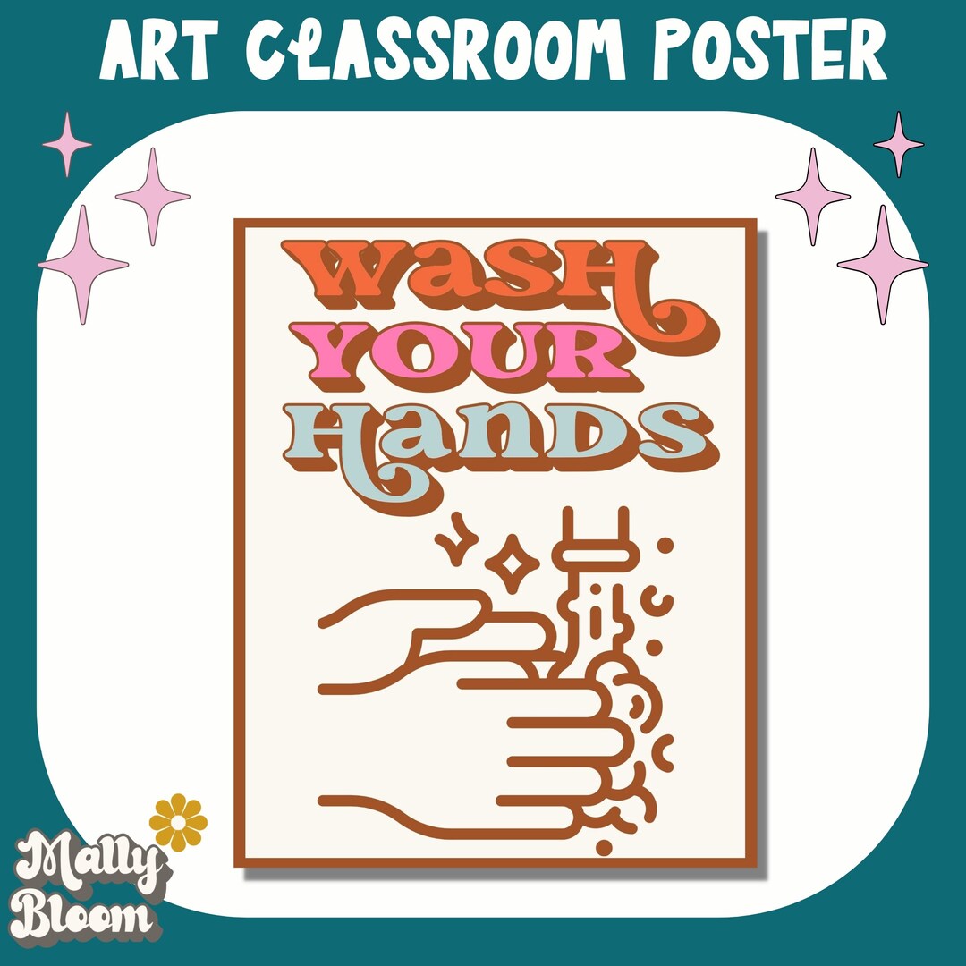Art Classroom Decor, Art Room Procedure Poster, Art Teacher Bulletin ...