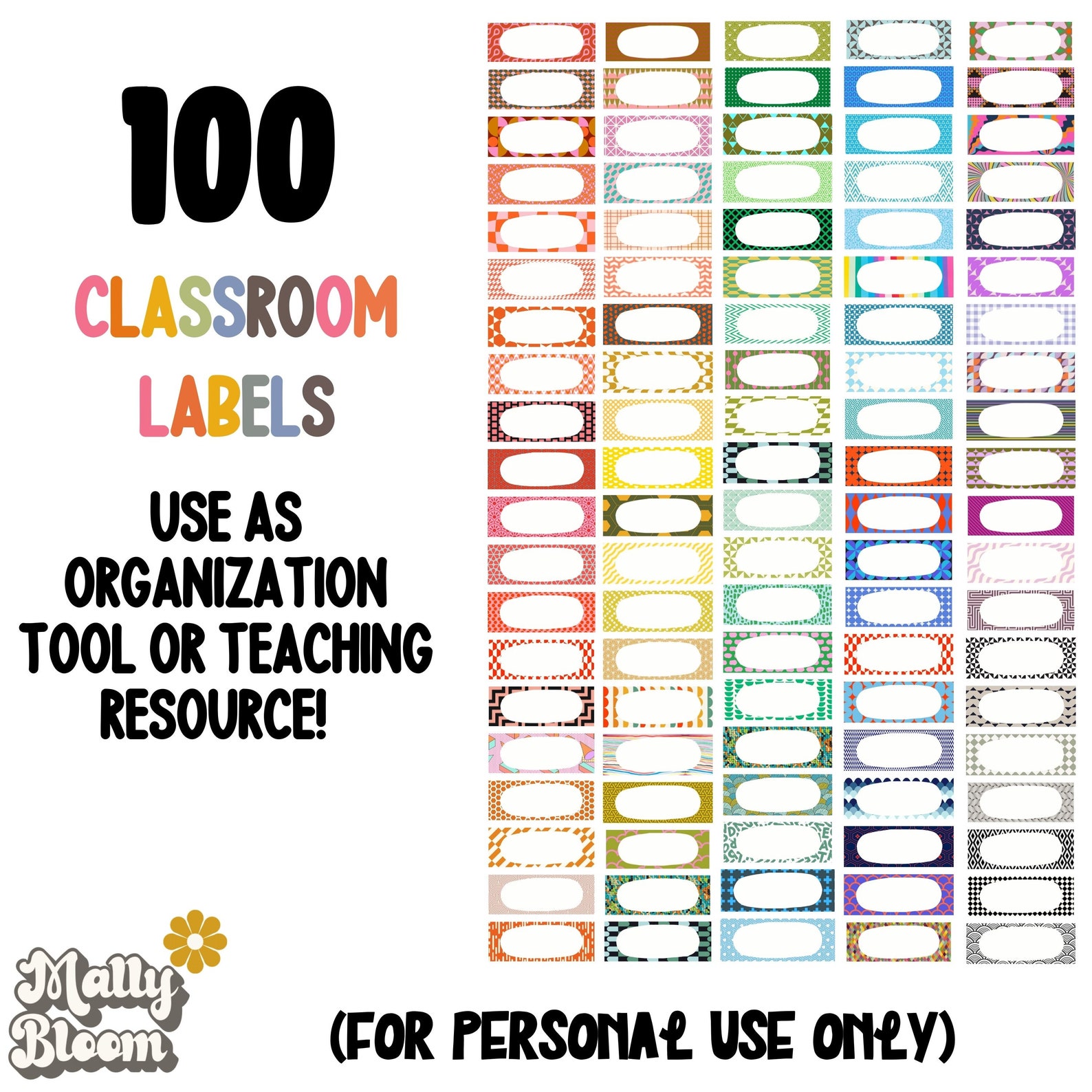 Editable Classroom Labels, Classroom Printable Labels, Class Nameplates ...