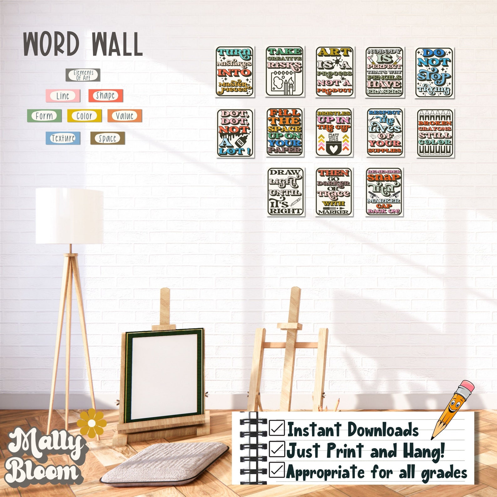 Art Classroom Rules and Procedure Poster Bundlegrowth - Etsy