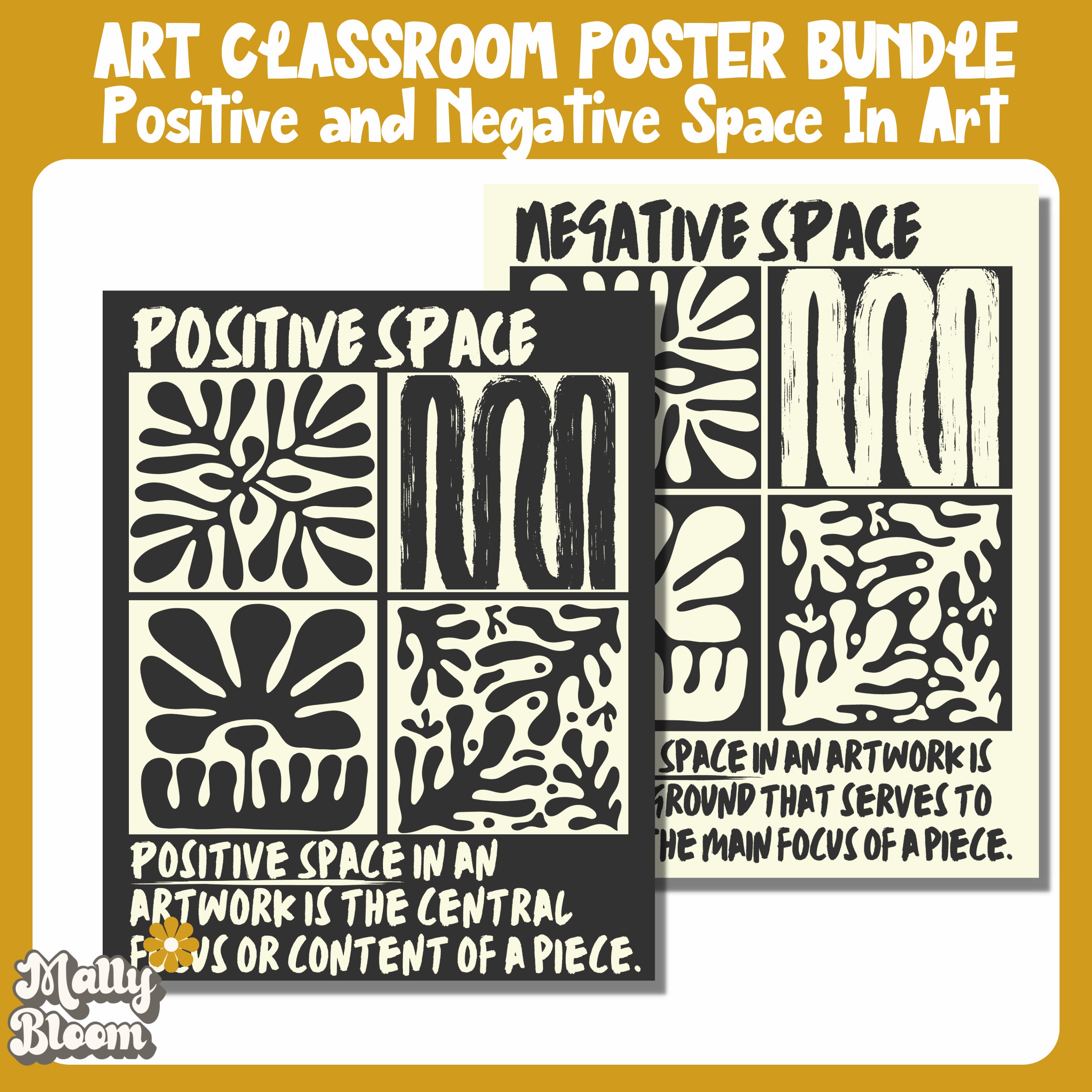 Positive Negative Art Lesson