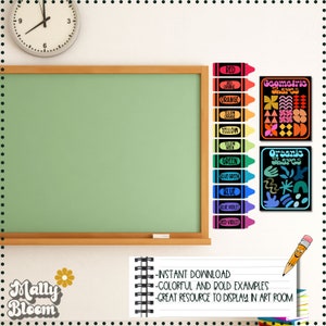 Art Classroom Poster Printable, Classroom Decor, Classroom Poster ...