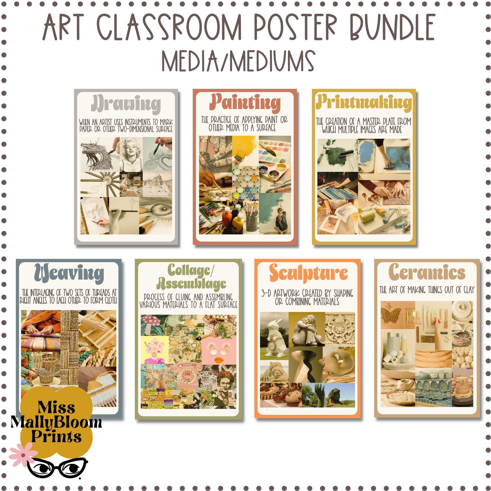 Art Classroom Poster Bundle Classroom Decor Classroom Poster - Etsy