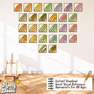 Art Classroom Decor, Color Theory Poster Bundle, Color Wheel Mixing ...