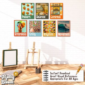 Principles of Design Poster Bundle Elements and Principles - Etsy