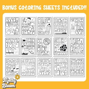 Art Room Poster, Art Class Rules and Procedure Poster Bundle, Growth ...