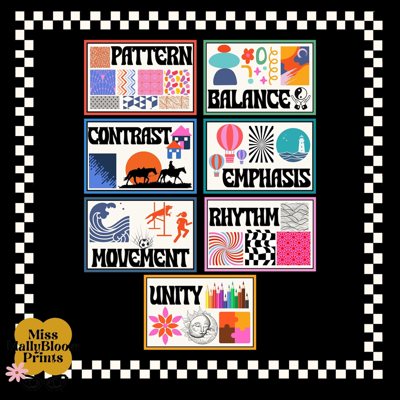 Principles of Design Poster Bundle Classroom Decorclassroom - Etsy