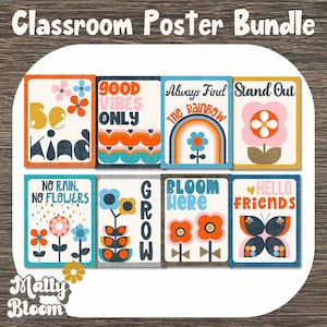 Growth Mindset Poster Bundle, Classroom Quotes Decor, Bulletin Board ...