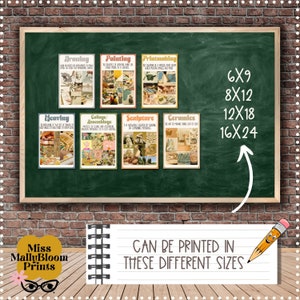 Art Classroom Poster Bundle, Classroom Decor, Classroom Poster Bundle ...