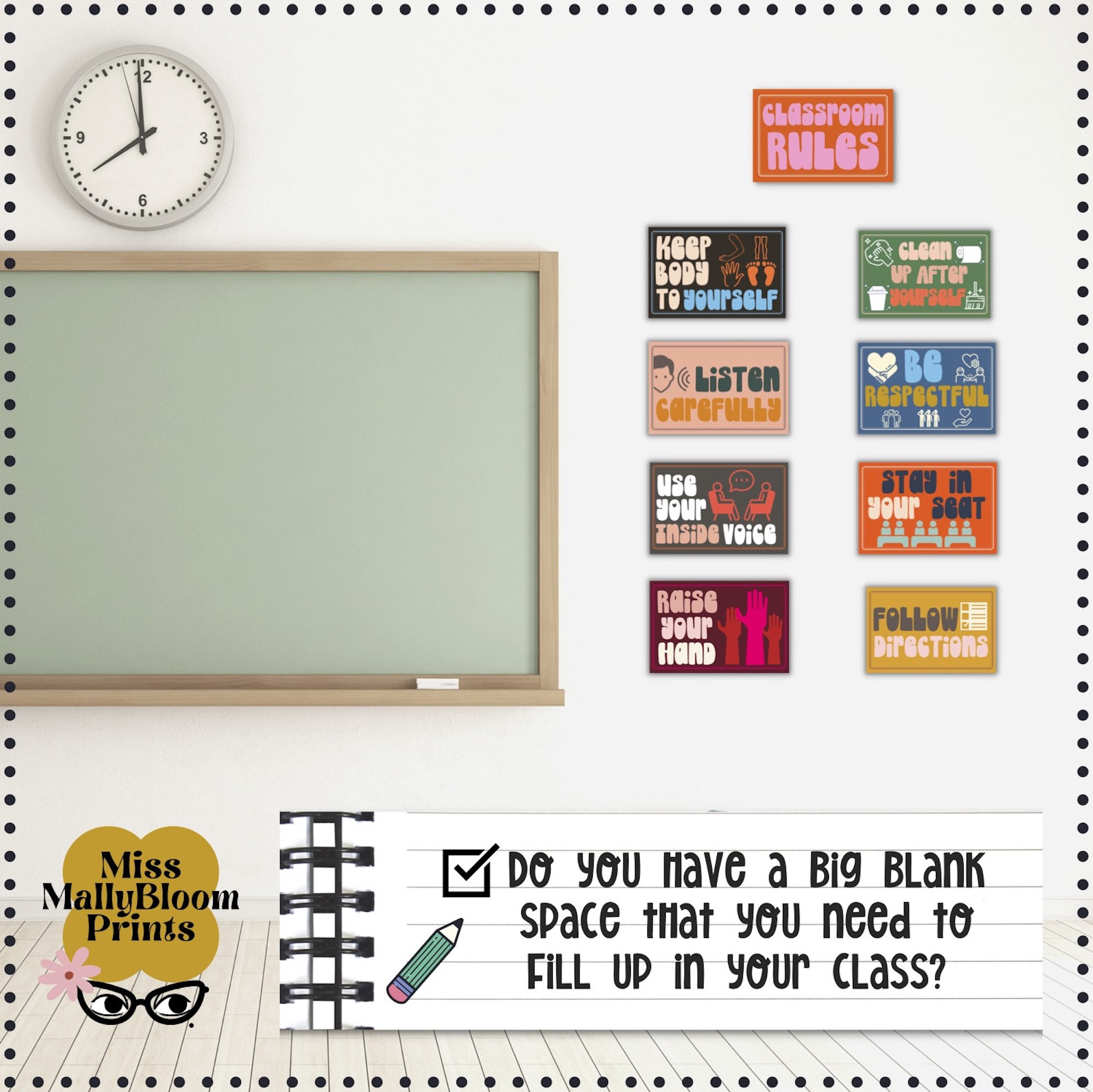 Classroom Rules Poster_bulletin Board Printables Classroom - Etsy Canada