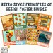 Principles of Design Poster Bundle, Elements and Principles, Art ...