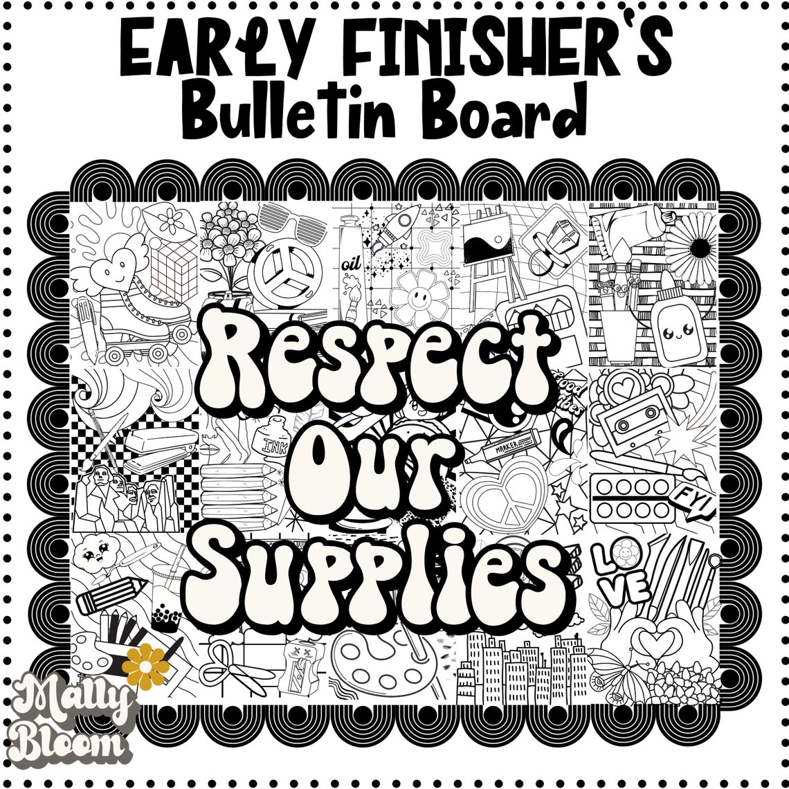 Art Classroom Decor Bulletin Board Kit Art Room Decor Art - Etsy