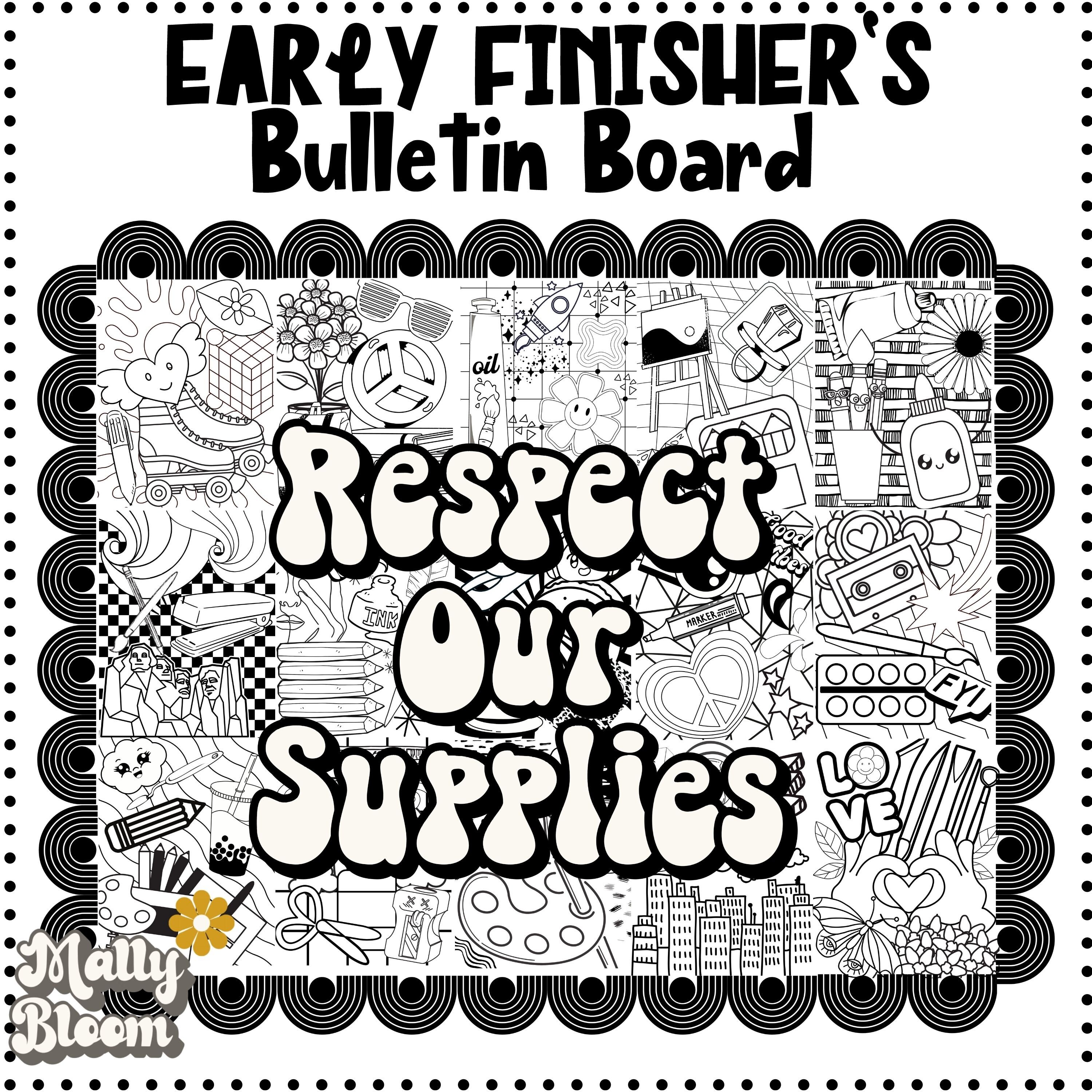 Art Classroom Decor, Bulletin Board Kit, Art Room Decor, Art Teacher ...