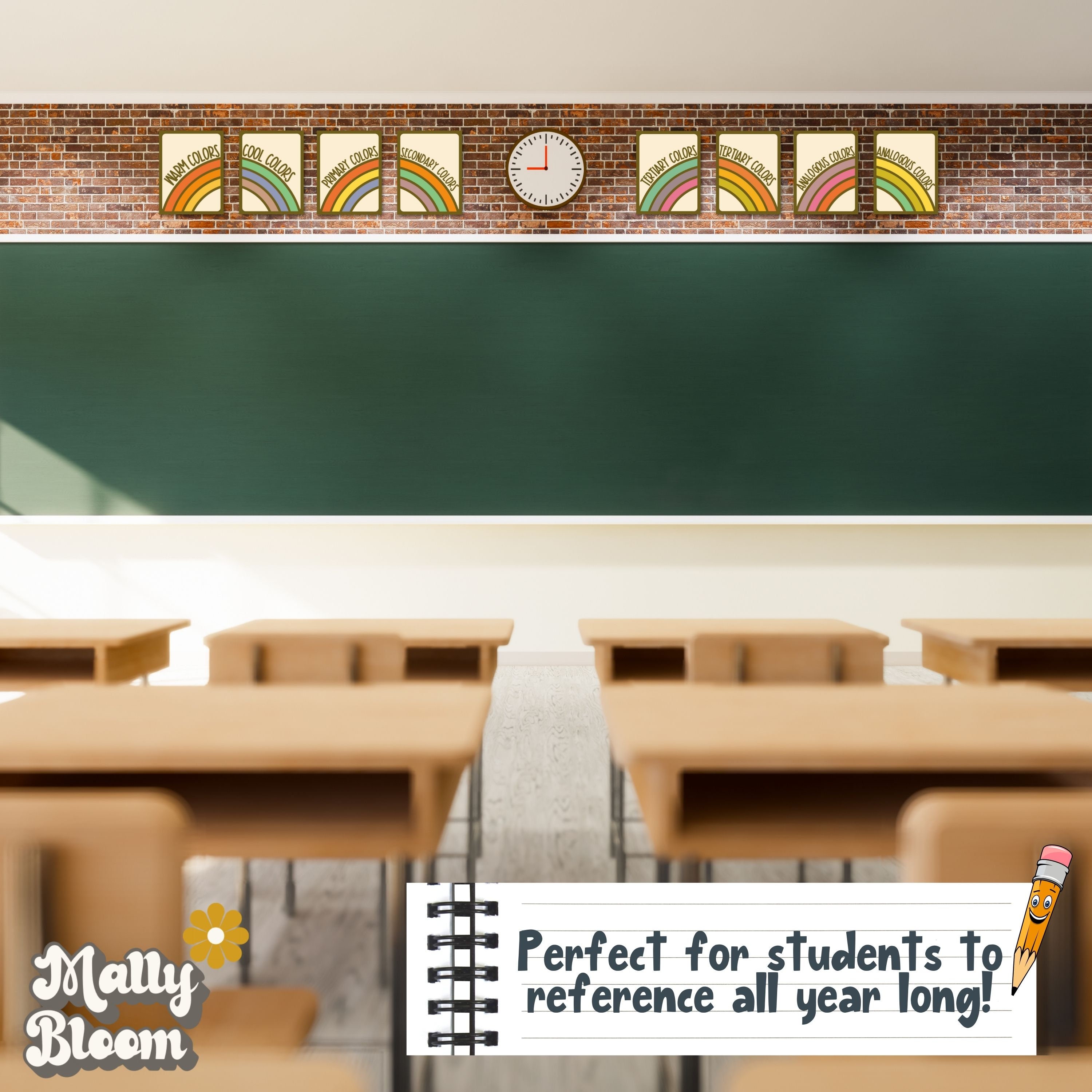 Art Classroom Decorcolor Theory Poster Bundlecolor Wheelart - Etsy