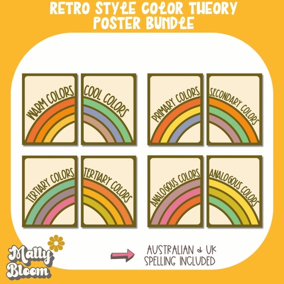 Art Classroom Decorcolor Theory Poster Bundlecolor Wheelart - Etsy UK