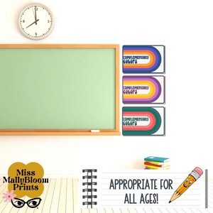 Art Classroom Decor, Complementary Colors Poster Bundle, Art Room ...