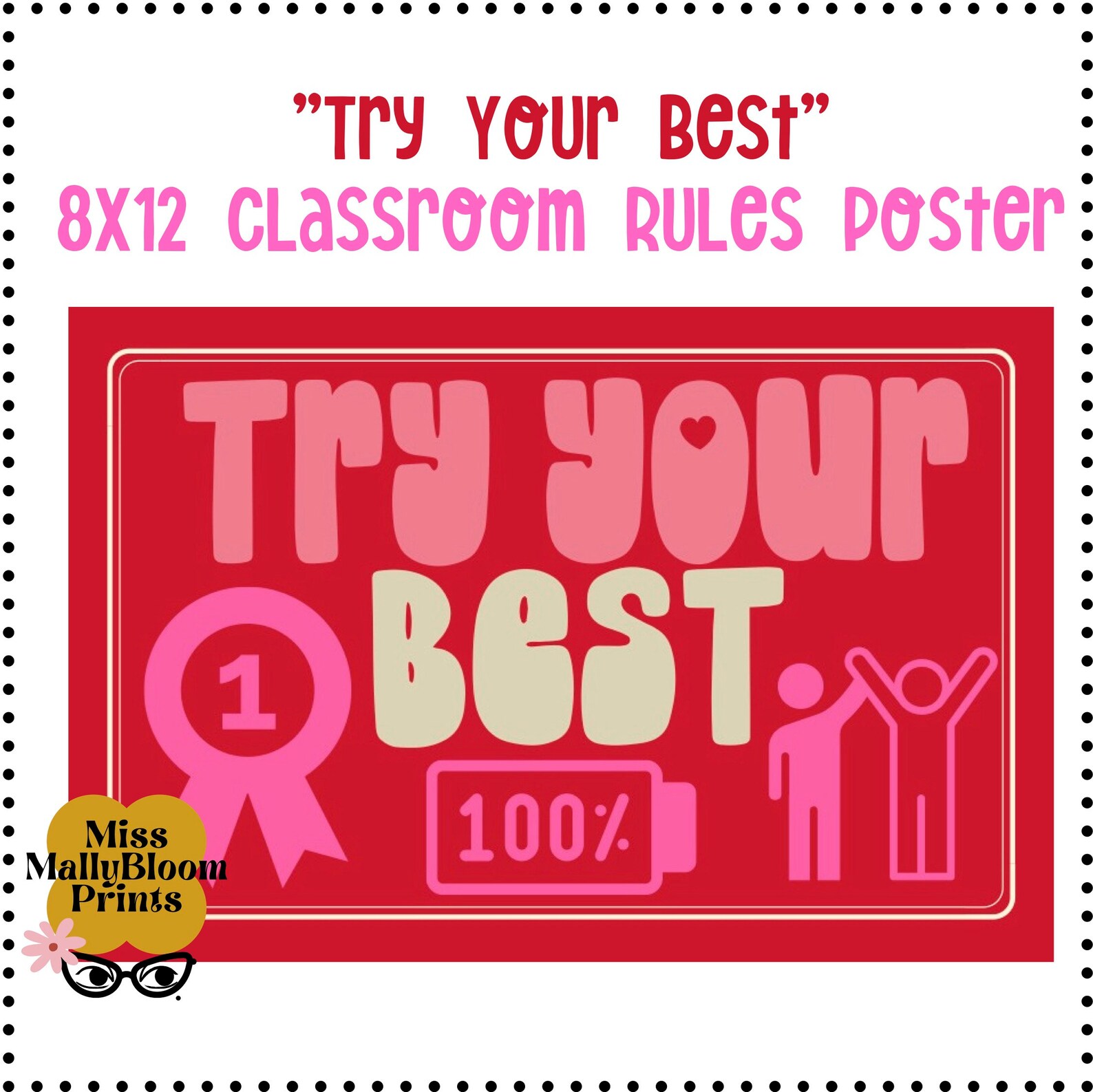 Classroom Rules Poster_bulletin Board Printables Classroom - Etsy