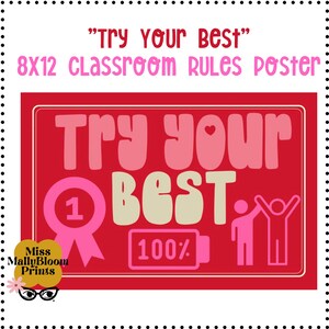 Classroom Rules Poster_bulletin Board Printables, Classroom Decor ...