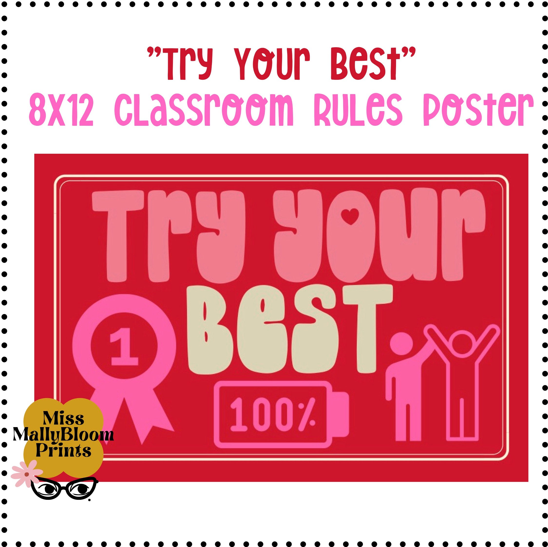 Classroom Rules Poster_bulletin Board Printables Classroom - Etsy