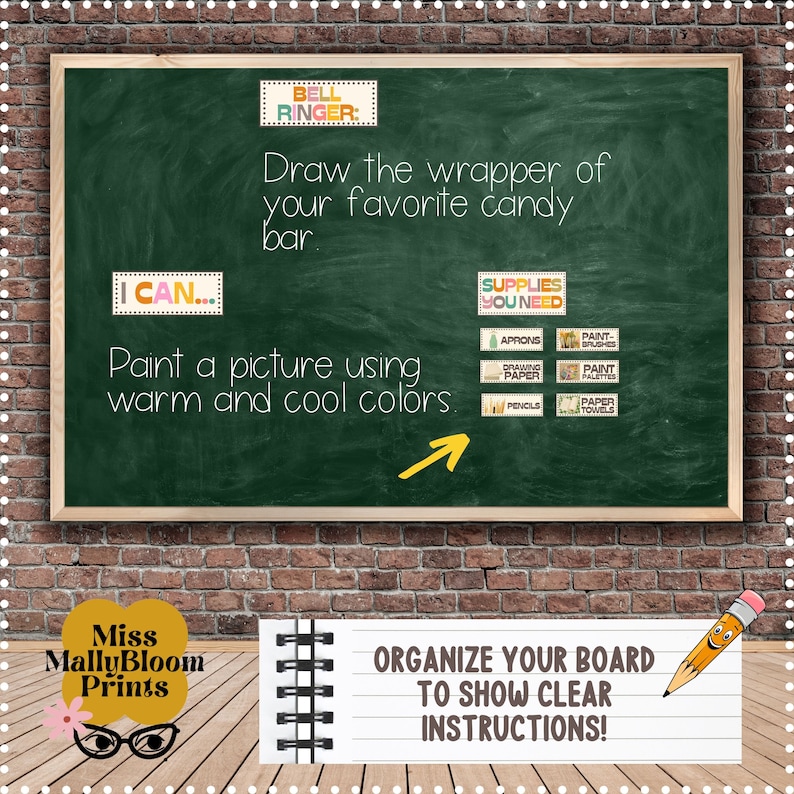 Art Classroom Supply Labels, Art Closet Organization Labels, Classroom ...