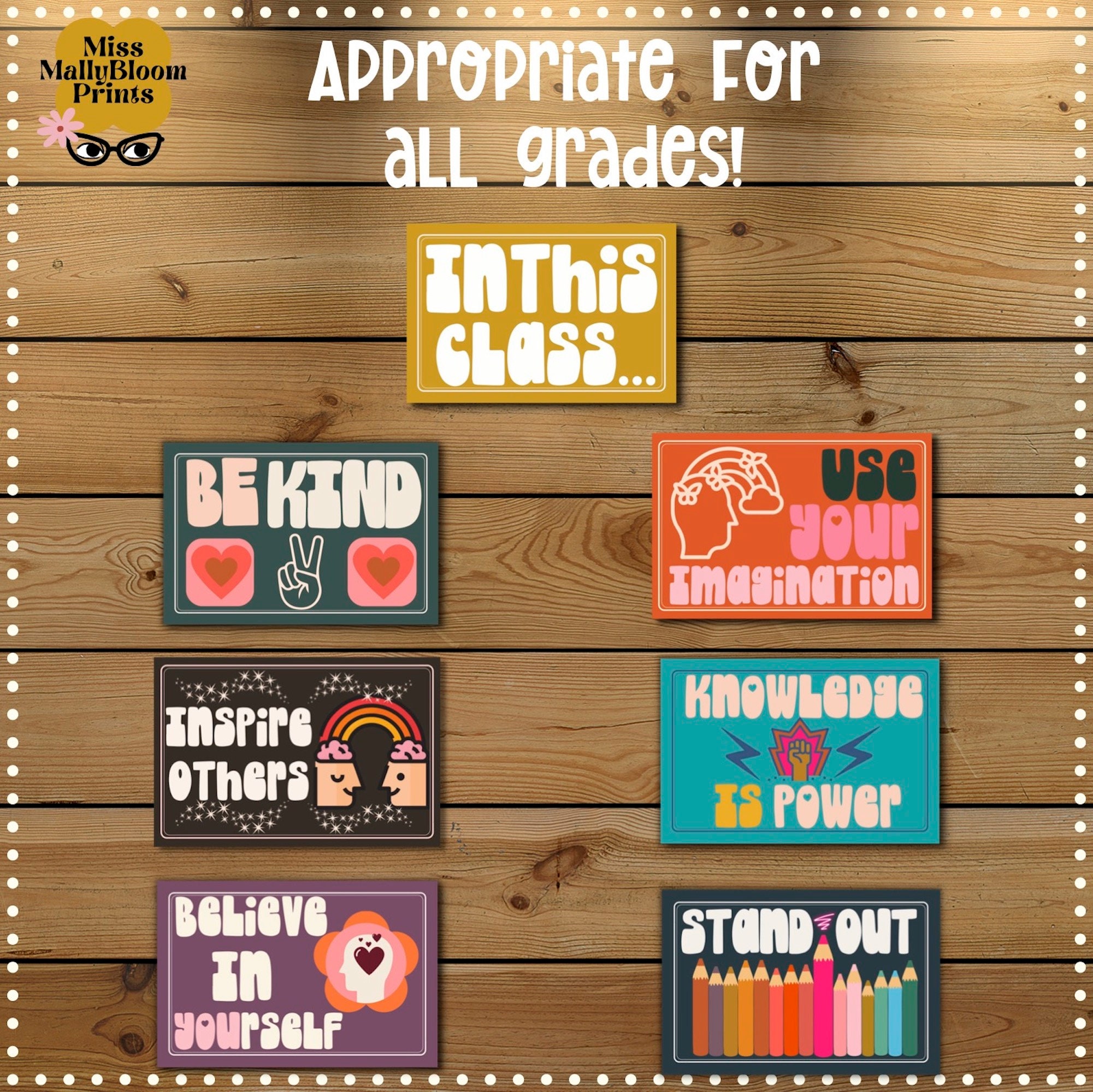 Create Digital Download Poster for Classroom, High School Classroom ...
