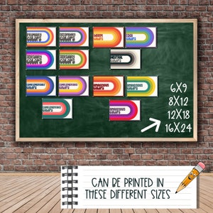 Art Classroom Decor,color Theory Poster Bundle,color Wheel,art Bulletin ...