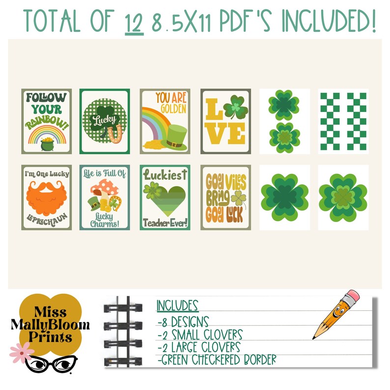 St.patrick's Day March Bulletin Board Kit Holiday | Etsy