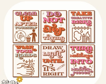 Art Classroom Poster Printable, Classroom Decor, Classroom Poster ...