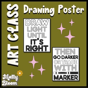 Art Classroom Poster, Art Room Decor, Art Teacher Bulletin Board ...