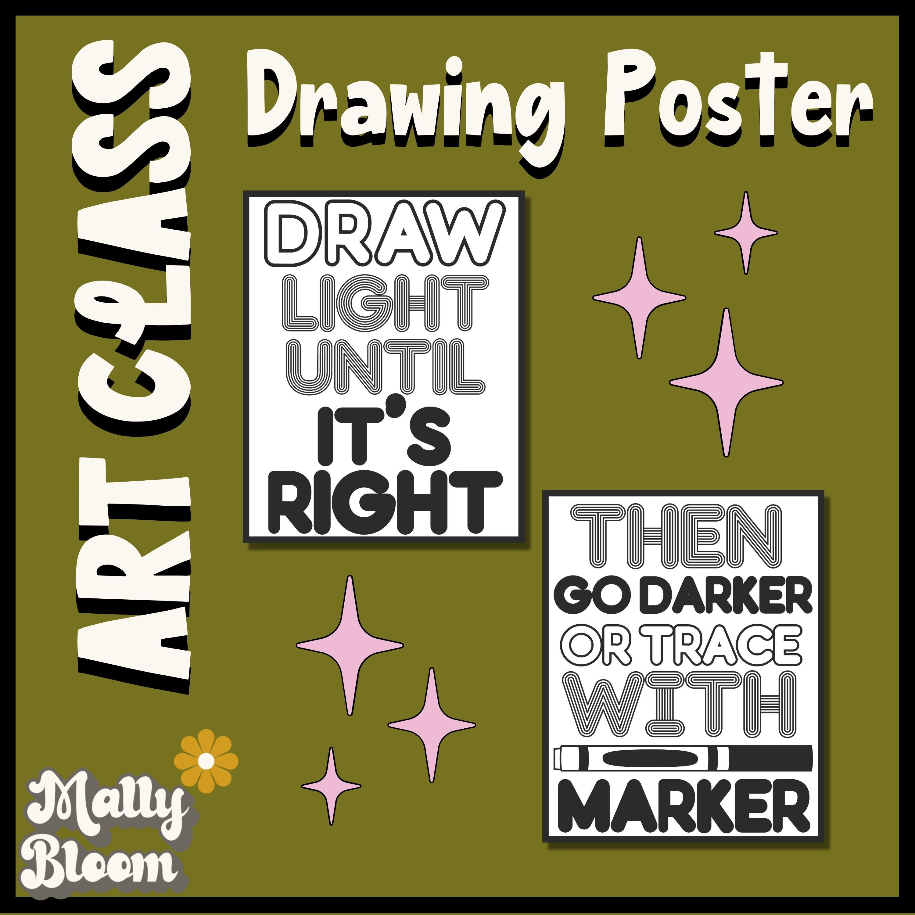 Art Classroom Poster, Art Room Decor, Art Teacher Bulletin Board ...