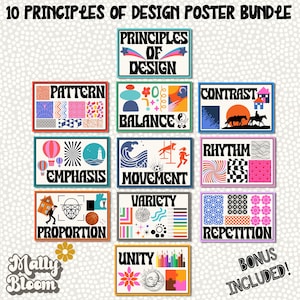 Principles of Design Poster Bundle, Classroom Decor,classroom Poster ...