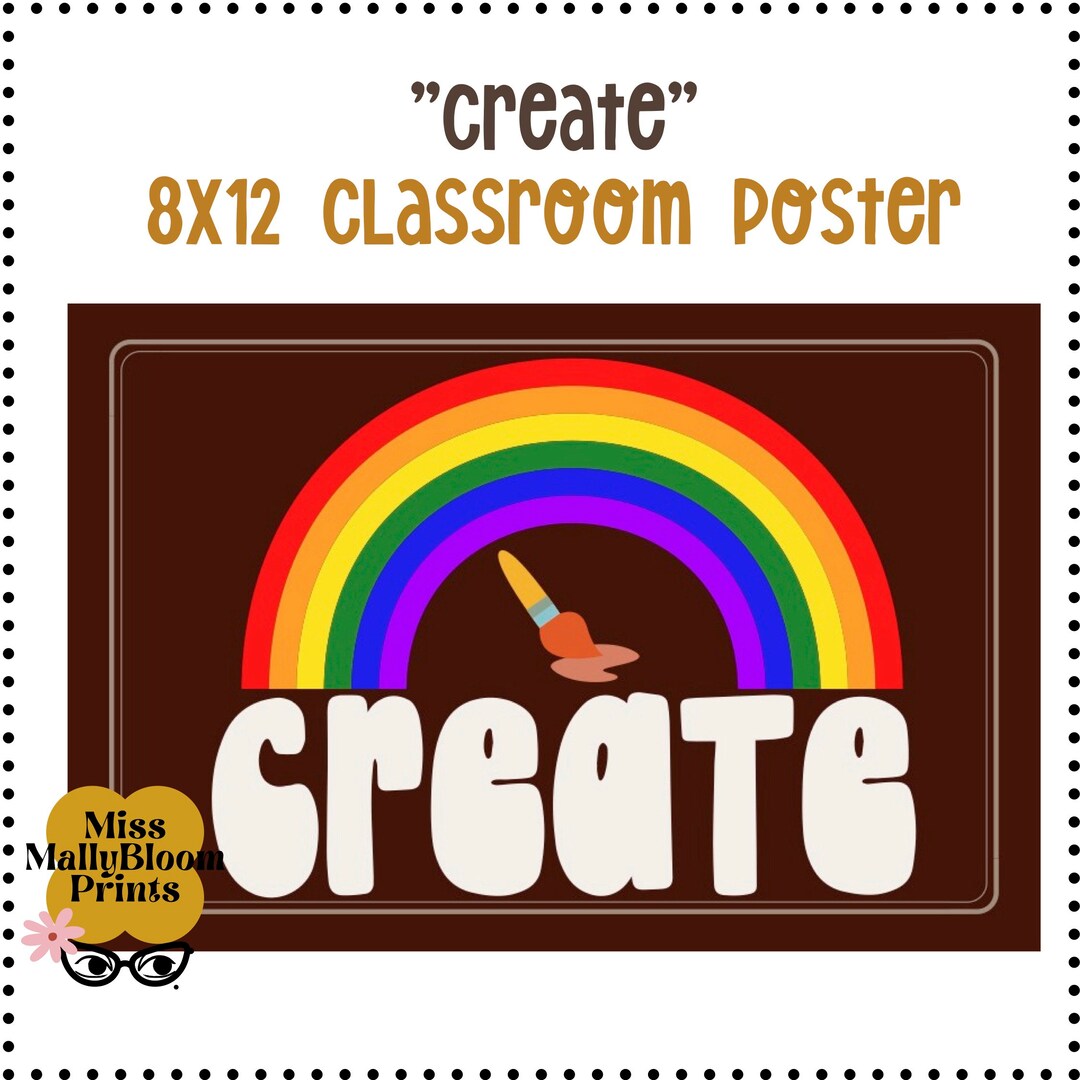 Create Digital Download Poster for Classroom, High School Classroom ...