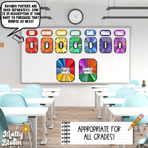 Art Classroom Color Theory Posters, Warm, Cool, Neutral Color Poster ...