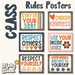 Classroom Rules Poster Bundle_bulletin Board Kit or Classroom Decor ...
