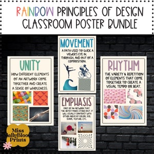 Classroom Poster Bundle Principles of Design Classroom Decor - Etsy