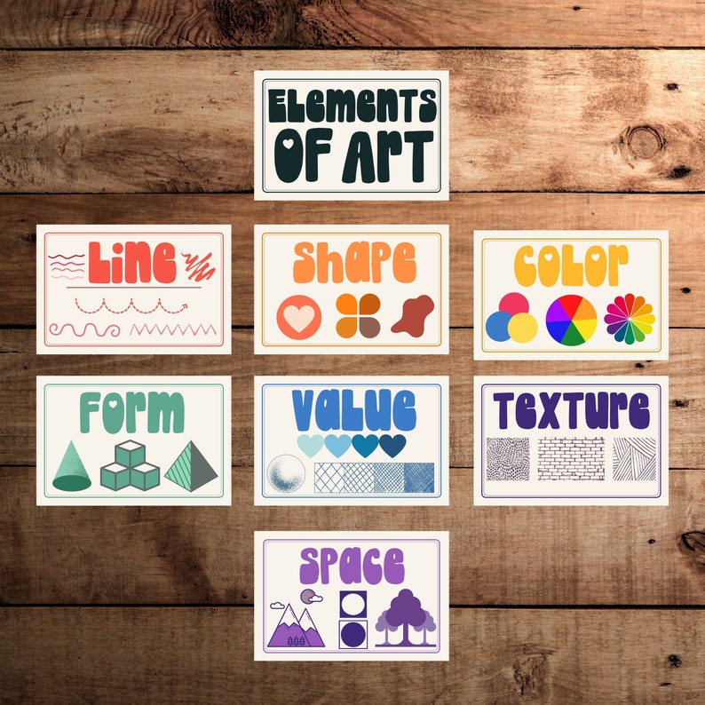 Classroom Poster Bundle Elements of Art Art Classroom Decor - Etsy