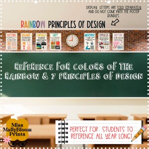 Classroom Poster Bundle Principles of Design Classroom Decor - Etsy