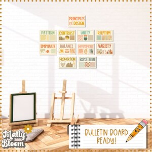 Classroom Poster Bundle, Principles of Design, Art Classroom Decor ...