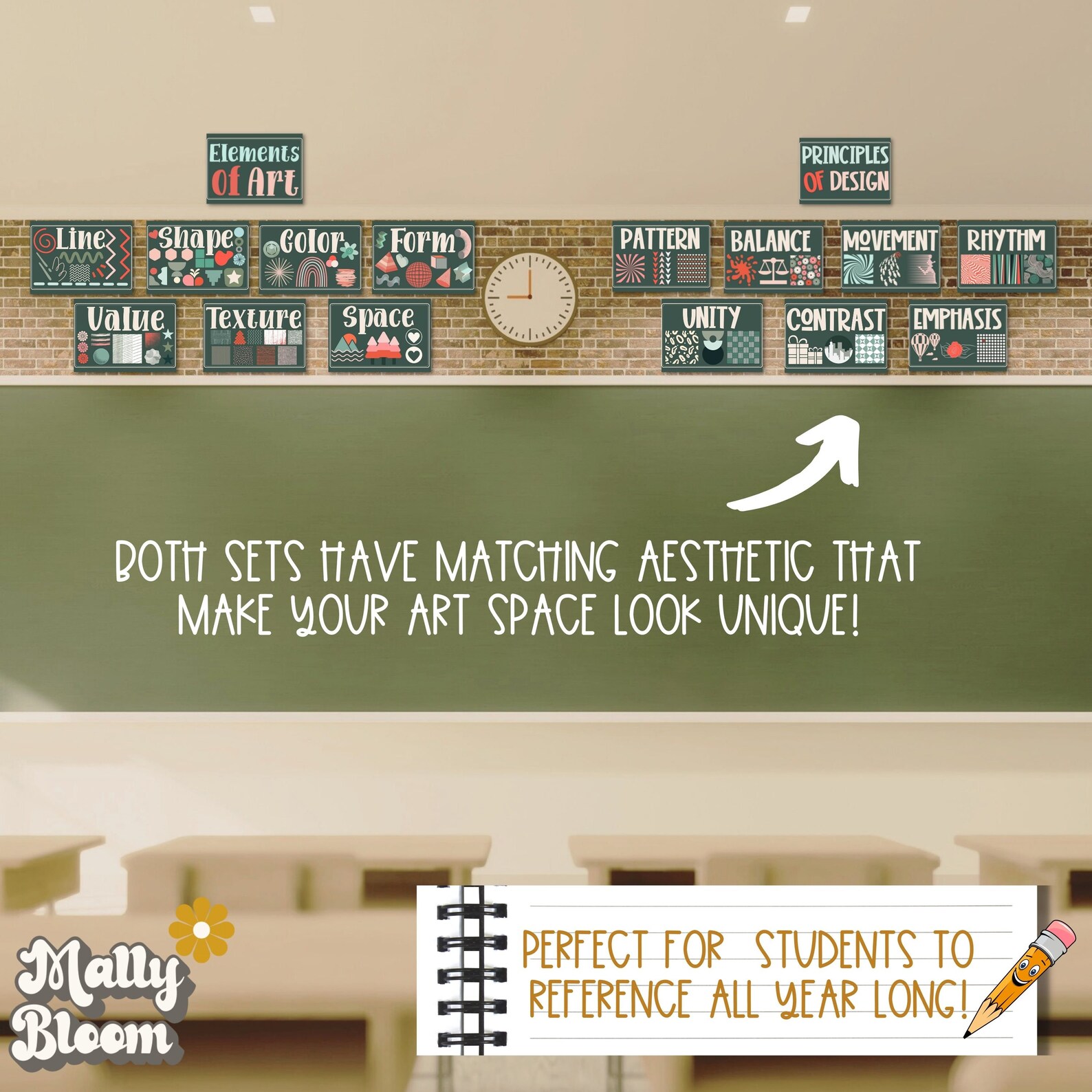 Elements and Principles Poster Bundle Principles of Design - Etsy