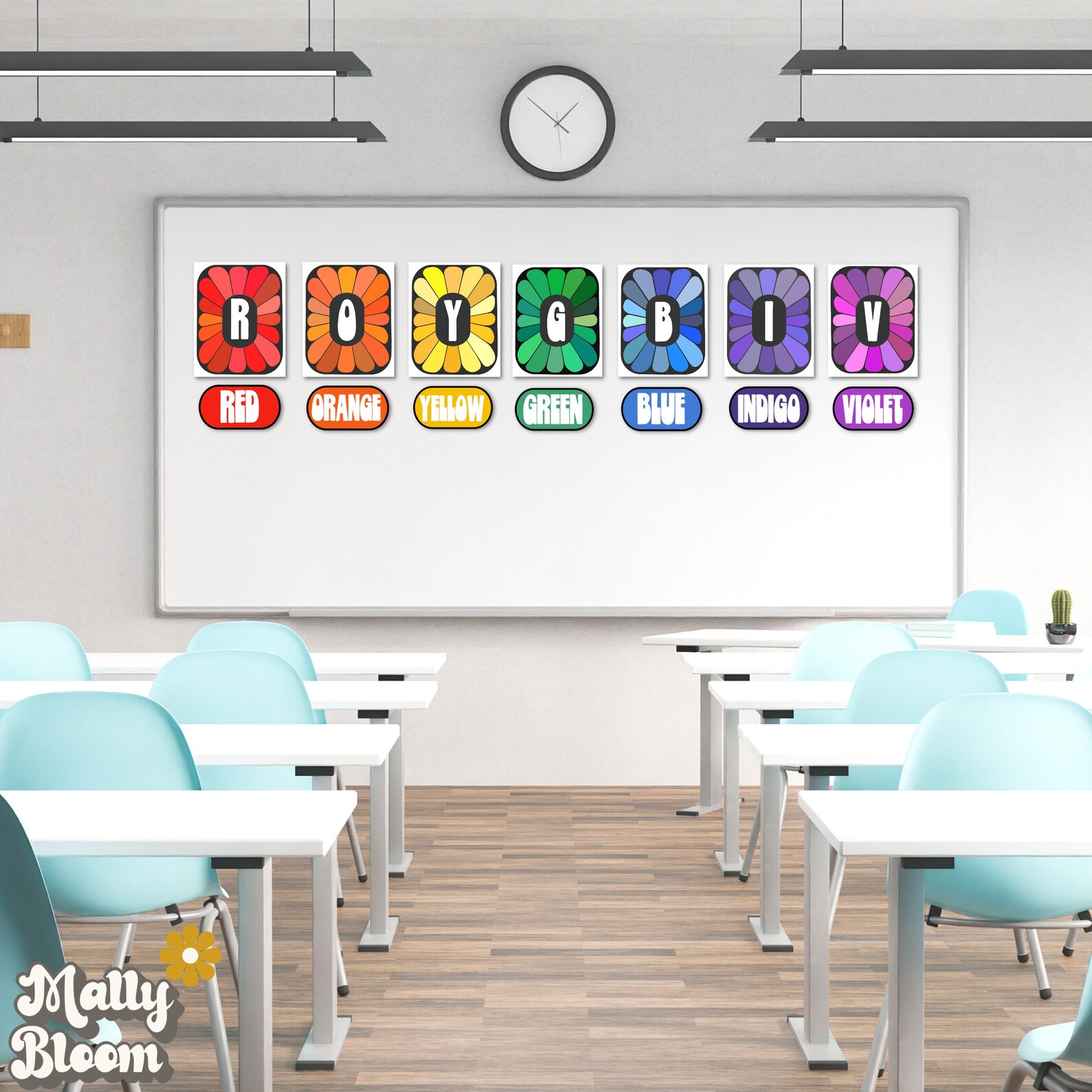 ROYGBIV Art Classroom Poster Bundle Art Class Rainbow - Etsy