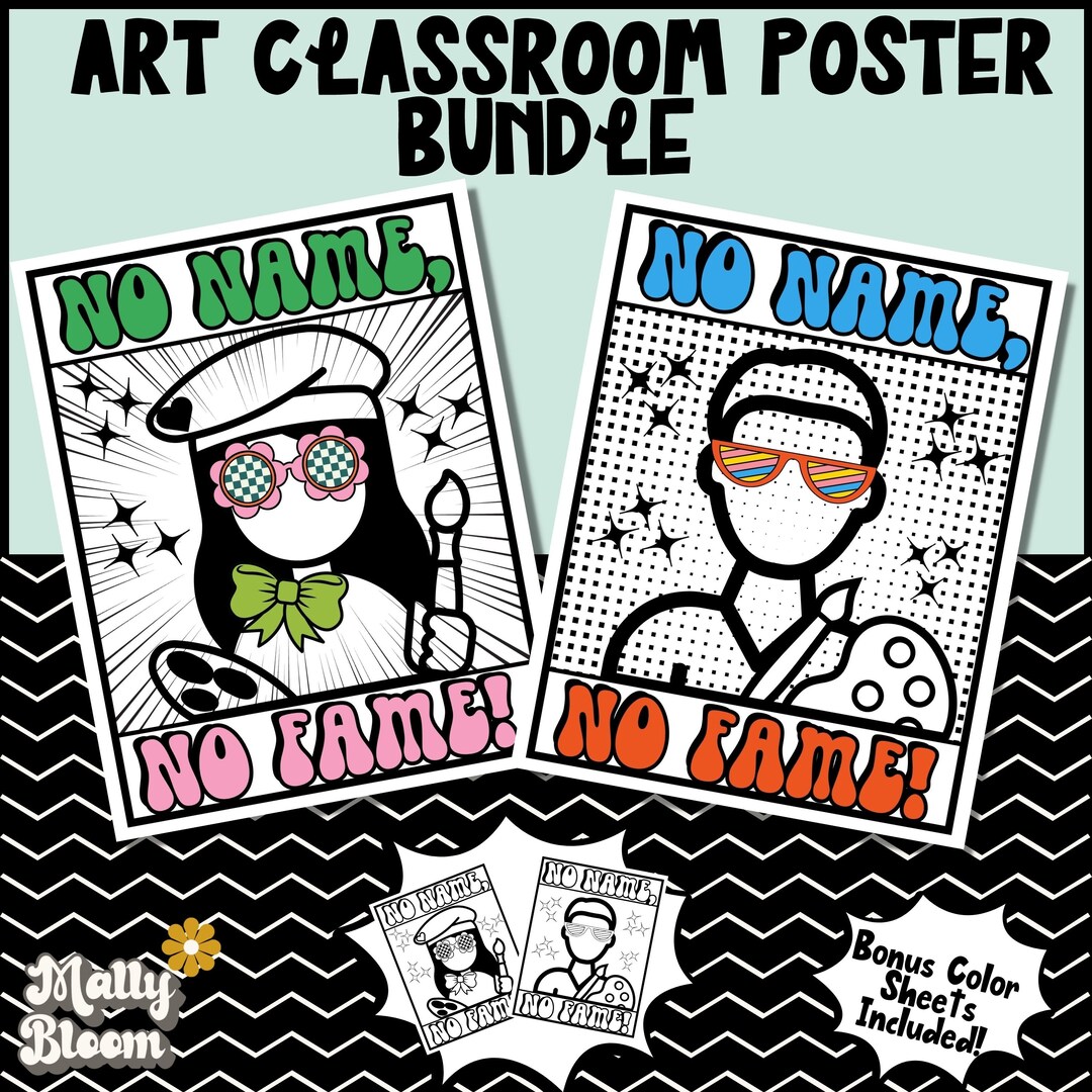 Art Classroom Poster, Art Teacher Decor, Art Classroom Rules,art Class ...