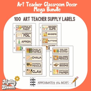 Rainbow Elements of Art Classroom Decor Bundle,principles of Design ...