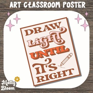 Art Classroom Poster, Art Room Decor, Art Teacher Bulletin Board ...