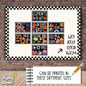 Elements of Art, Art Elements Poster Bundle, Art Classroom Decor ...