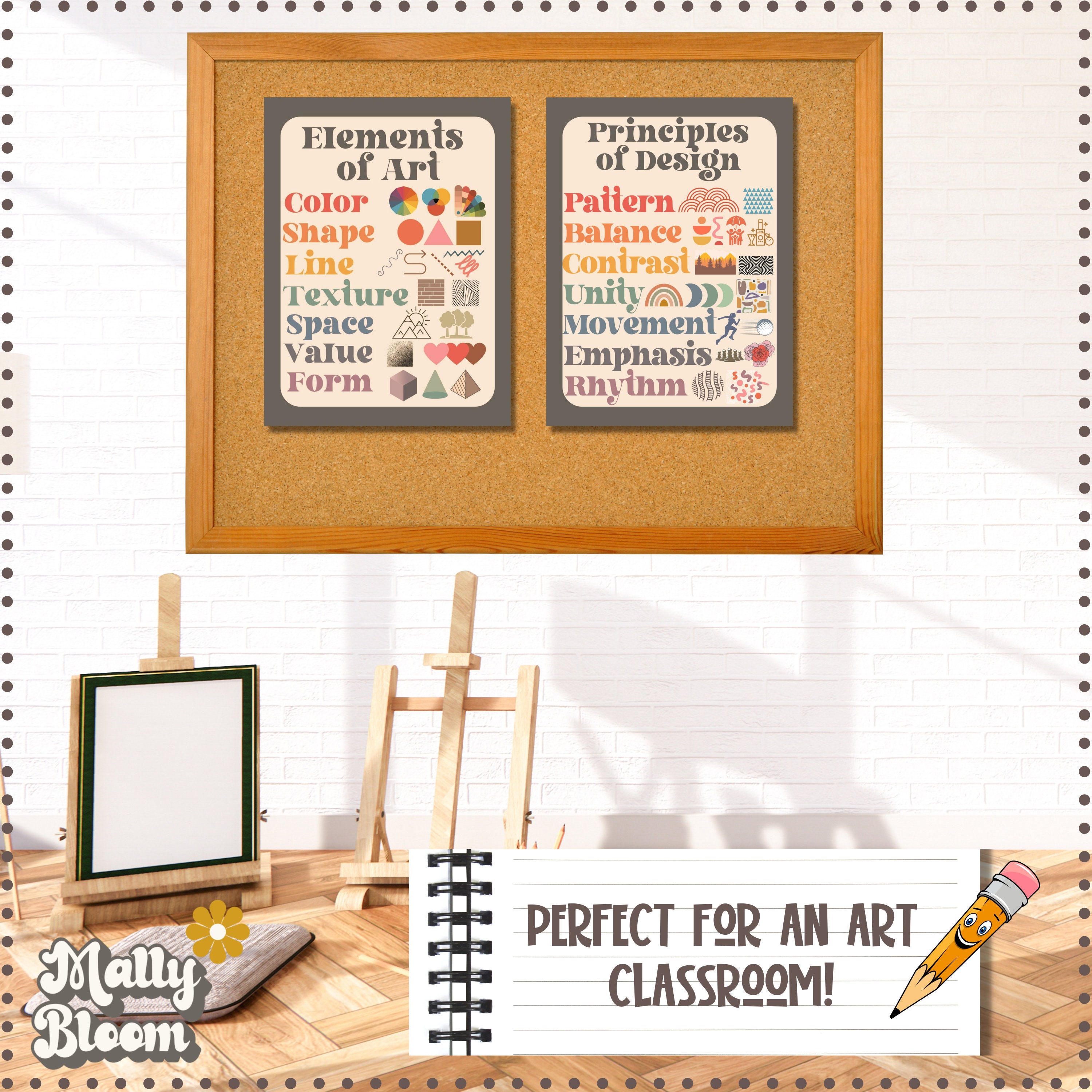 Elements of Art Classroom Poster Art Classroom Wall Decor - Etsy